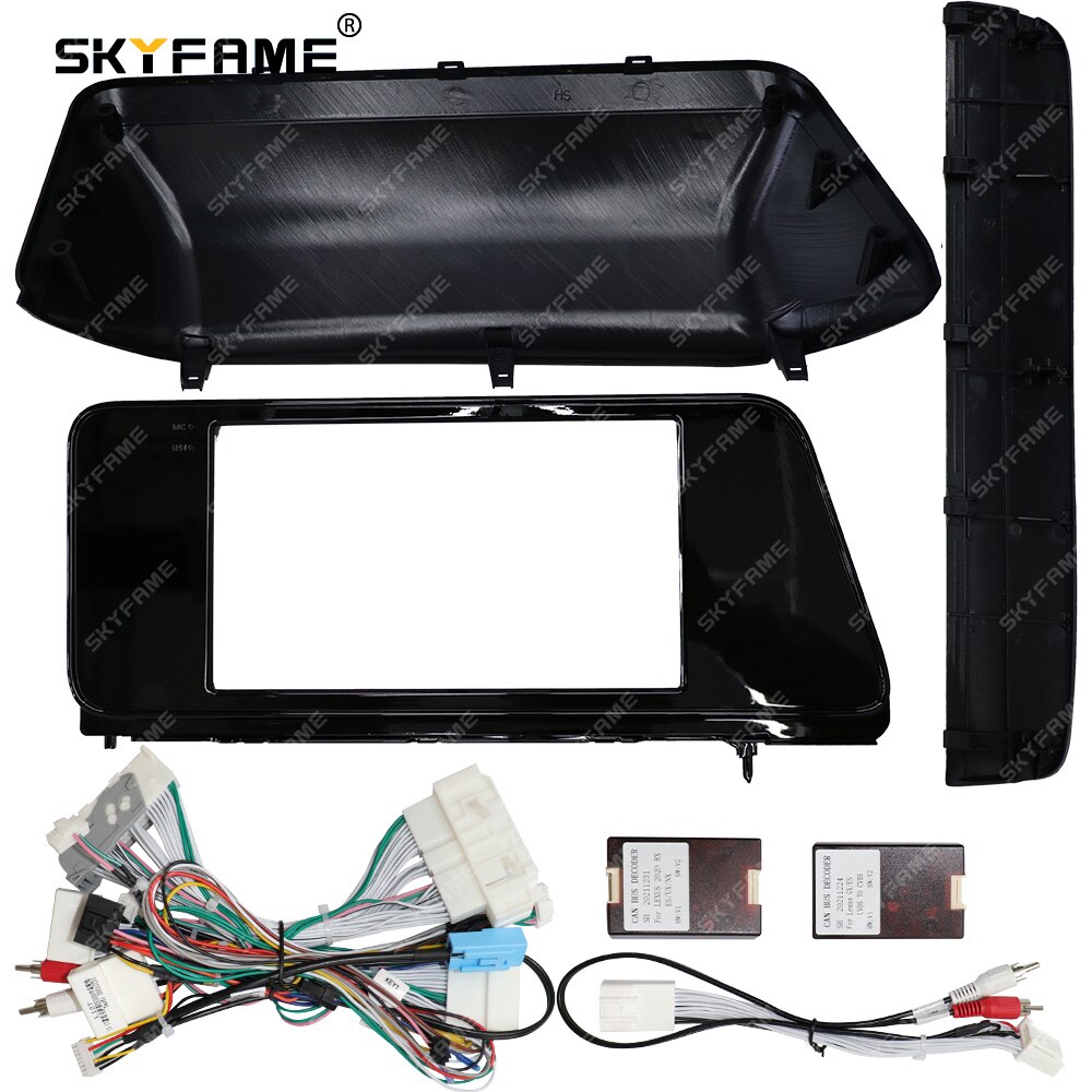 SKYFAME Car Frame Fascia Adapter Canbus Box Android Radio Dash Fitting ...