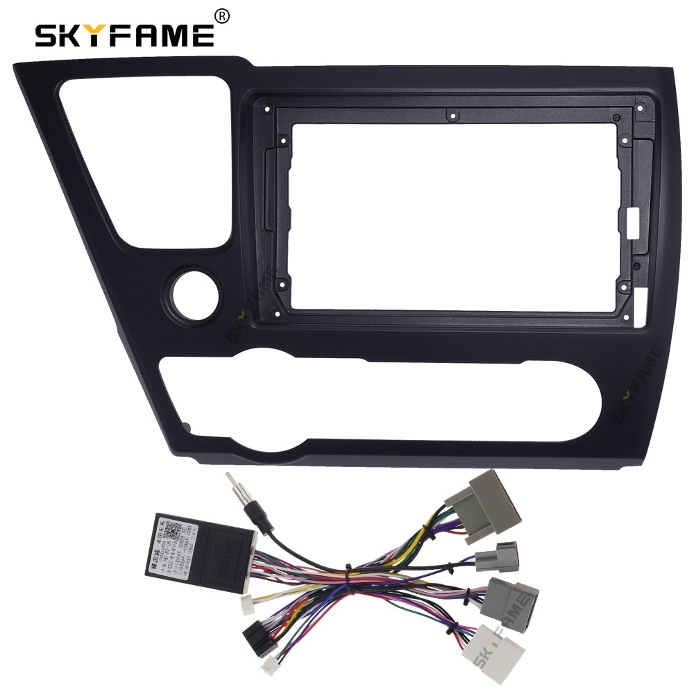 SKYFAME Car Frame Fascia Adapter Canbus Box Decoder For Honda Civic US ...